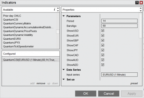 Installing and configuring – Currency Strength Indicator for NinjaTrader 8 | Quantum Trading ...