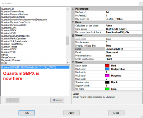 Installing and configuring – GBPX indicator for NinjaTrader 7 | Quantum Trading Indicators for ...